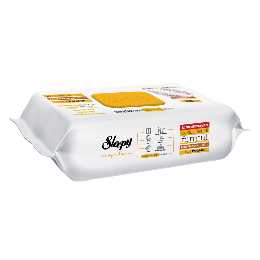 Sleepy Easy Clean Surface Cleaning Towel Soap 100 Pack | SweetSupply